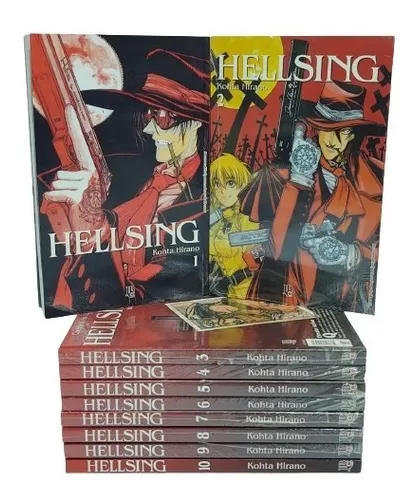 Mangas Hellsing Coleção Completa Volumes 01 Ao 10 Jbc | Frete grátis