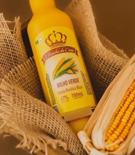 Pinga Sabor Milho Verde Rainha Da Cana 700ml Parcelamento Sem Juros