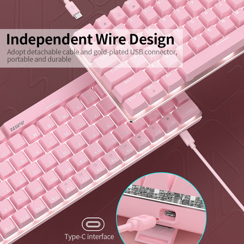 Teclado Ajazz Ak33 Usb Cableado Mecánico De 82 Teclas | Cuotas sin interés Teclado Ajazz Ak33 Usb Cableado Mecánico De 82 Teclas | Cuotas sin interés
