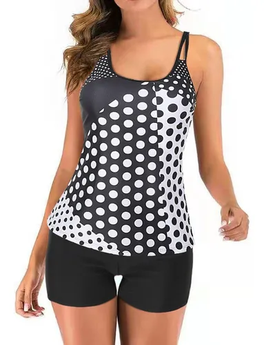 V Bikini Estampado Traje De Baño Acolchado Push Up Para Muje Cuotas