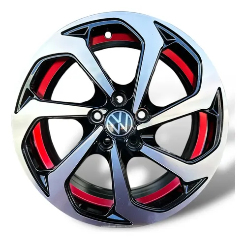 Rines 15 5 100 Jetta A4 Golf Polo Vento Virtus Seat Audi A1 Negro ...