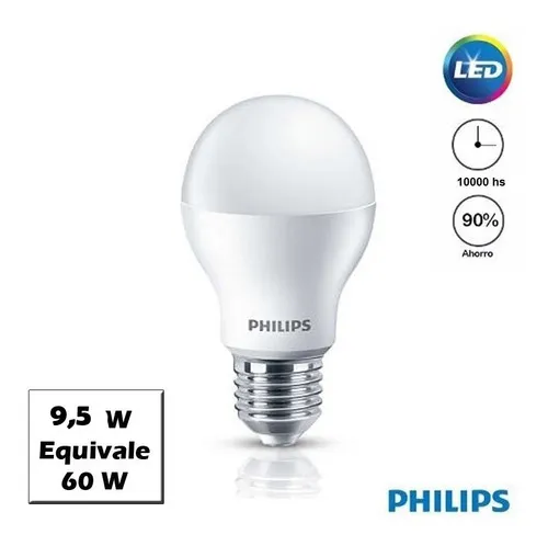 Lampara Bulbo Led Philips Essential 10w 900/950lm 3000/6500k Color De ... Lampara Bulbo Led Philips Essential 10w 900/950lm 3000/6500k Color De ...