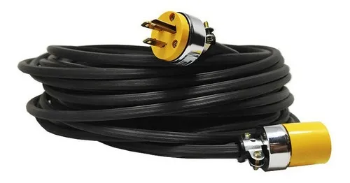 Extension Electrica Cca De Uso Rudo Konect 2x#14 30m Negro Extension Electrica Cca De Uso Rudo Konect 2x#14 30m Negro