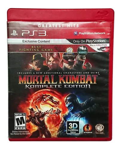 Mortal Kombat Complete Edition Playstation Ps3 Cuotas Sin Interés