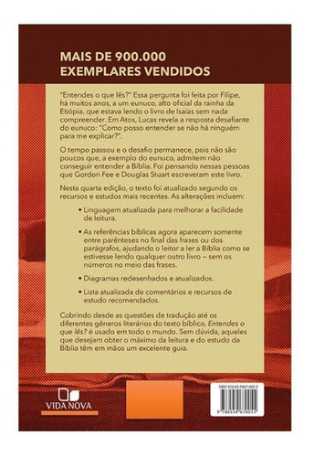 Livro Entendes O Que Lês? Um Guia Para Entender A Bíblia Com Auxílio Da ... Livro Entendes O Que Lês? Um Guia Para Entender A Bíblia Com Auxílio Da ...
