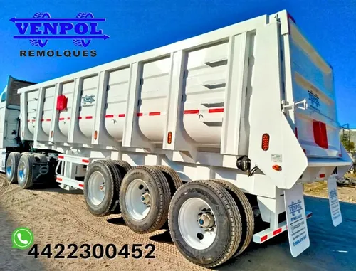 Remolque Volteo Gondola 3 Y 2 Ejes Reforzado Para Uso Rudo | MercadoLibre