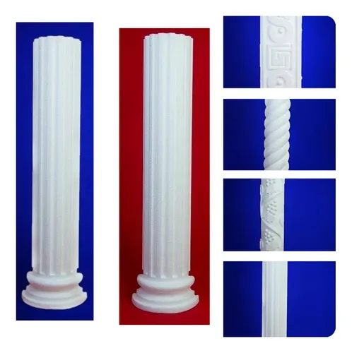 Molde Unicel Para Colar Columnas De 20 Cm De Diametro | Meses sin interés