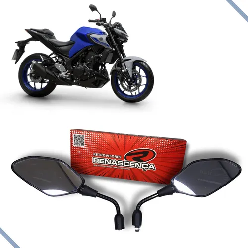 Retrovisor Mod Mt 03 07 09 Fixo Par Yamaha Mercadolivre