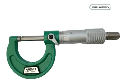 Micrómetro Exterior 0 1 Pulgada Insize Mod 3203 1a 4 Pzas Envío Gratis