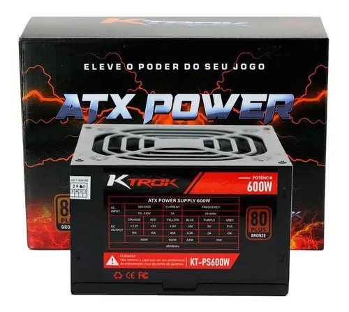 Fuente de poder para PC ATX Fonte 600W marrón | MercadoLibre Fuente de poder para PC ATX Fonte 600W marrón | MercadoLibre