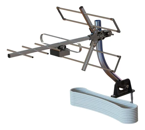 Antena Digital Externa Uhf Yagi Proeletronic Com Mastro+cabo Antena Digital Externa Uhf Yagi Proeletronic Com Mastro+cabo