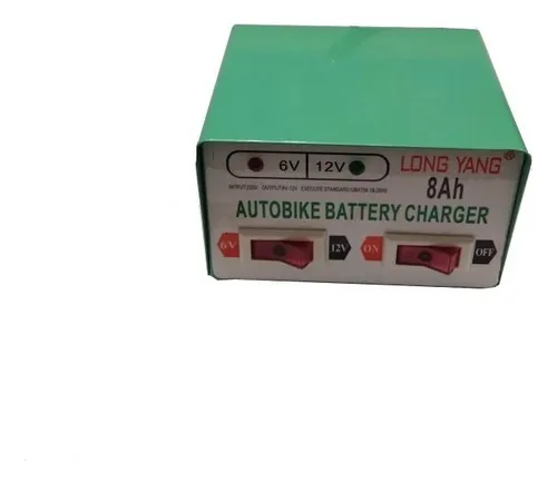 Cargador De Bateria 12v 6v 8ah Para Autos Y Motos