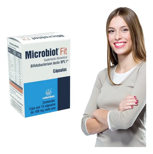 Microbiot® Fit 15 Cápsulas (bifidobacterium Lactis Bpl1) | MercadoLibre