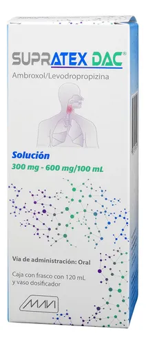 Supratex Dac Solución 300/600 Mg, 1 Frasco 120 Ml + Vaso Dosificador