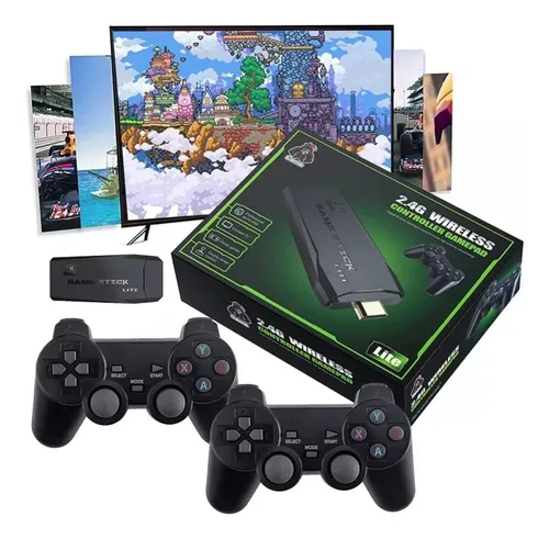 Reviva A Era Dos Jogos Clássicos Vídeo Game Retro Stick 4k! | Entrega ... Reviva A Era Dos Jogos Clássicos Vídeo Game Retro Stick 4k! | Entrega ...