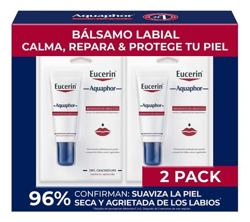 Kit Eucerin 2 Aquaphor Reparación De Labios 10ml | Envío gratis