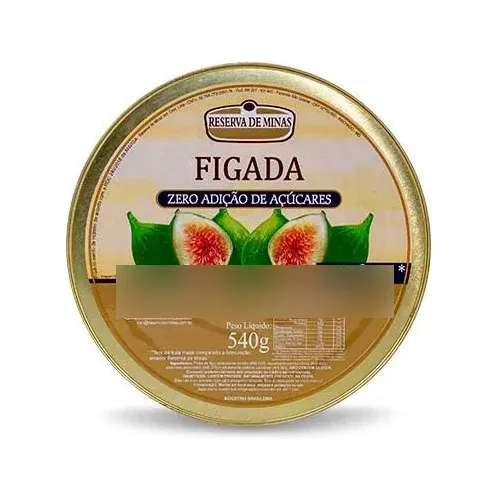 Goiabada Marmelada Figada E Bananada Zero Açúcar Lata 540g Goiabada