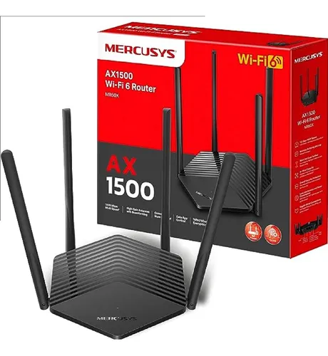 Router Mercusys Mr60x Ax1500 Fibra Gigabit Dualband Wifi 6 | MercadoLibre Router Mercusys Mr60x Ax1500 Fibra Gigabit Dualband Wifi 6 | MercadoLibre