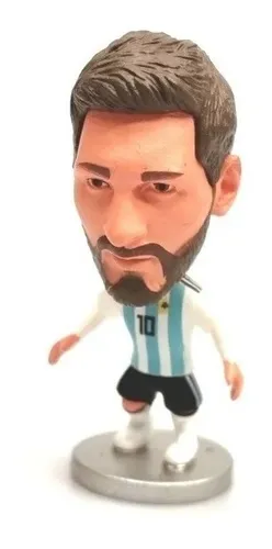 Muñeco Cabezon Messi Articulado Colección Arg Qatar 2022 En Venta En