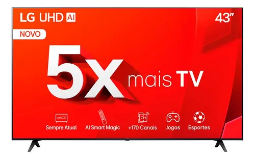 Smart Tv Lg 43 Led 4k Uhd Hdr10 Smart Pro 43tu801c0sa.awz | MercadoLivre