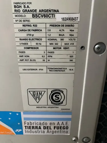 Aire Acondicionado Bgh 18000 Frigorías. Frío/calor. Liquido en venta en ... Aire Acondicionado Bgh 18000 Frigorías. Frío/calor. Liquido en venta en ...