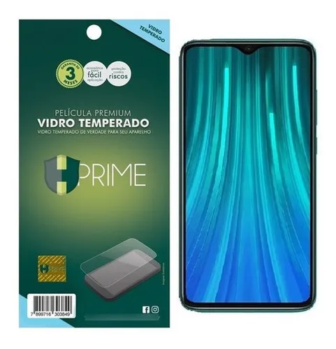 Película Hprime Vidro Temperado Xiaomi Redmi Note 8 Pro Parcelamento