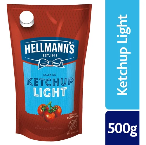 Hellmann's Ketchup Light Doypack 500gr | Cuotas sin interés
