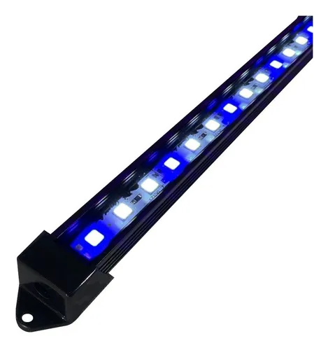 Luminaria Exclusiva Led Azul E Branco 10.000k 90cm P Aquário ...