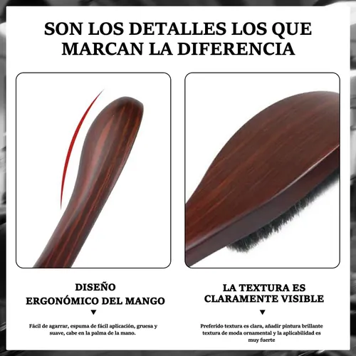 Cepillo Cabello Hombre Cerdas Jabalí Peinado | MercadoLibre