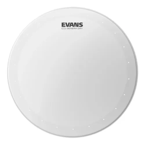 Parche Evans 14 Pulgadas Genera Dry Coated Blanco B14dry | Envío gratis