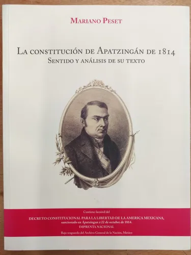 La Constitución De Apatzingán De 1814. Mariano Peset. Educac | Meses ...