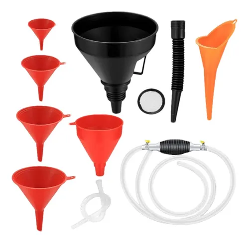 Kitchen Funnel Set Oil Funnel Kit 8-piece Right Angle Funnel | MercadoLibre