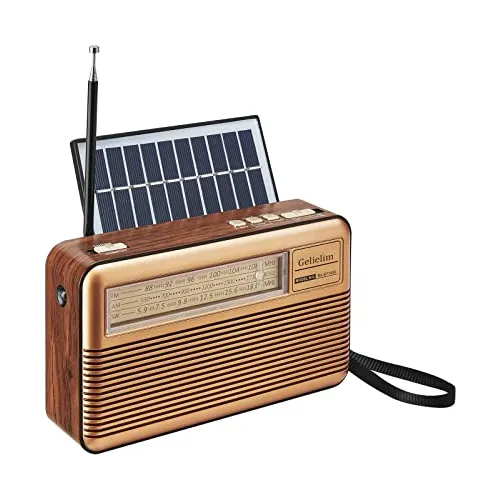 Radio Gelielim Radio Retro AM FM Radio Retro AM FM portátil color café ... Radio Gelielim Radio Retro AM FM Radio Retro AM FM portátil color café ...