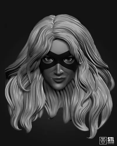 Archivo Stl Impresión 3d - Black Canary - Custom Head | Cuotas sin interés Archivo Stl Impresión 3d - Black Canary - Custom Head | Cuotas sin interés