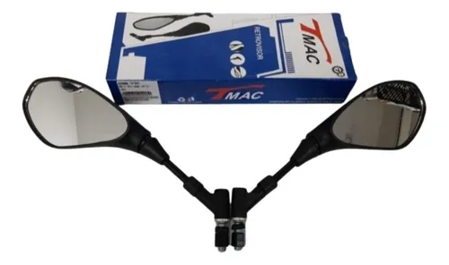 Espelho Retrovisor Mod Bmw Rosca Todas Motos Honda Retrátil Mercadolivre