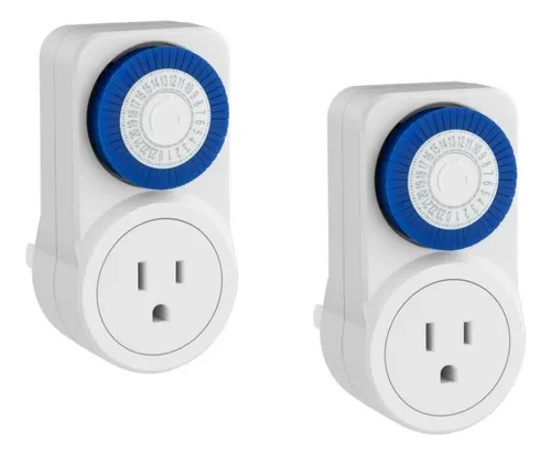 Paquete De 2 Temporizadores Timer Para 24 Horas Steren | MercadoLibre