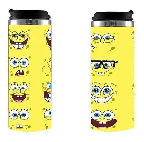 Termo Lata Bob Esponja Caras