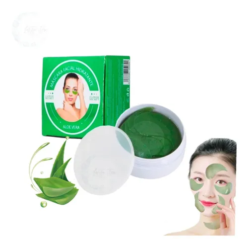 Caja 60 Parche Mascarilla Para Ojeras Aloe Vera Cuotas Sin Interés