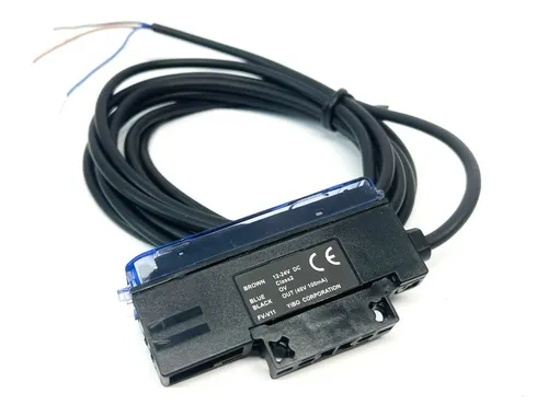 Sensor Amplificador Fibra Optica Com Ajuste Npn Na Nf Fv V11