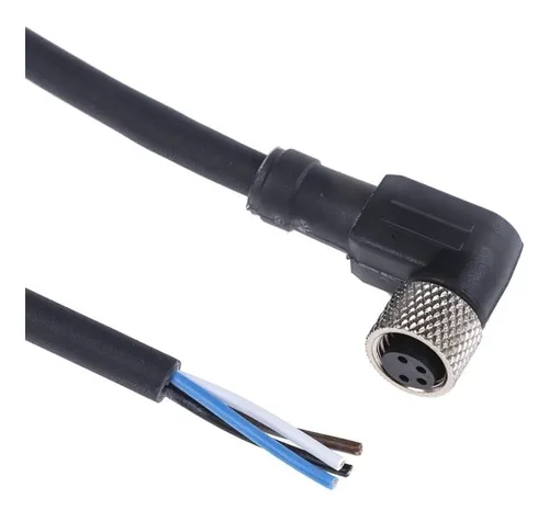 Cable M8 De 4 Pines Hembra. Cable En Codo Para Sensor | Envío gratis Cable M8 De 4 Pines Hembra. Cable En Codo Para Sensor | Envío gratis