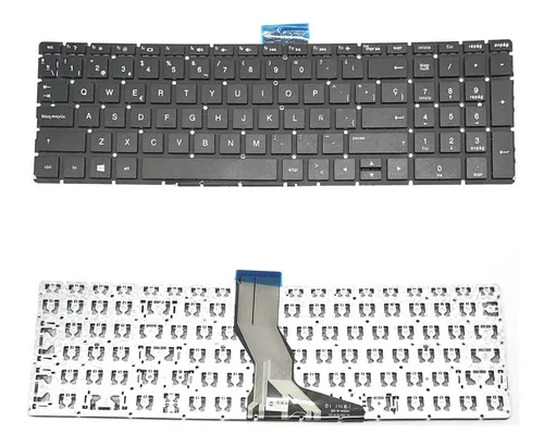 Teclado Notebook Hp 15 Bs 15 Cc 15 Ck 15 Br 15 Bw 250 G6 Color Negro
