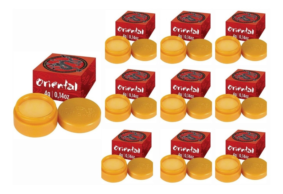 Pomada Oriental Chinesa 4g Hot Flowers Kit 10un Parcelamento Sem Juros