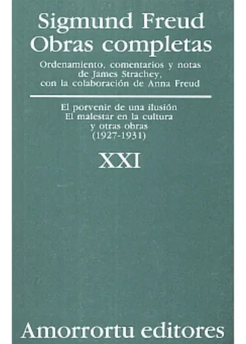 Sigmund Freud Obras Completas Tomo 21 | Envío gratis Sigmund Freud Obras Completas Tomo 21 | Envío gratis