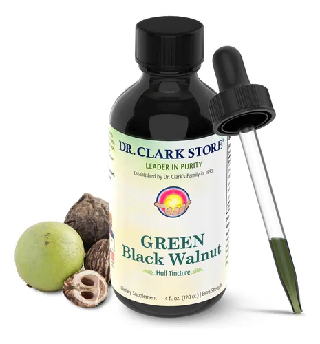 Tincture Dr. Hulda Clark Original Green Black Walnut 120ml | MercadoLibre
