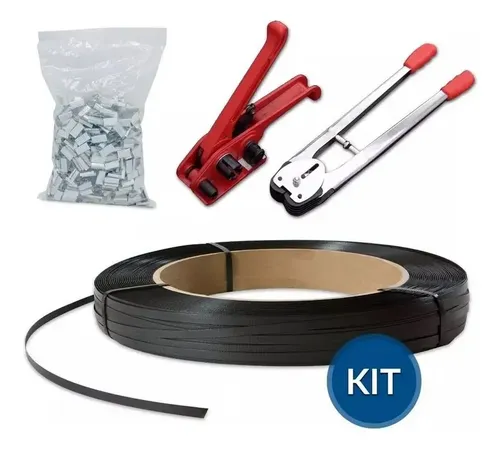 Kit Flejadora Manual Uso Rudo, Fleje Y Grapas | Envío gratis