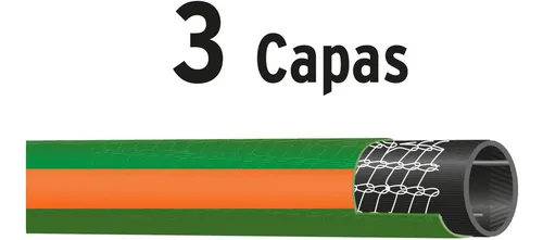 Manguera Reforzada De 25 Metros Truper Man-25x1/2r 16033 Color Verde Manguera Reforzada De 25 Metros Truper Man-25x1/2r 16033 Color Verde