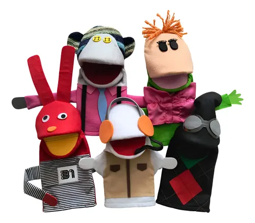 Pack Titeres De Mano 31 Minutos (5 Unidades) Set 5 | MercadoLibre
