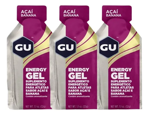 Kit 3 Gel De Carboidrato Isotônico Gu Energy Gel Carbo Gel Sabor Açaí ... Kit 3 Gel De Carboidrato Isotônico Gu Energy Gel Carbo Gel Sabor Açaí ...