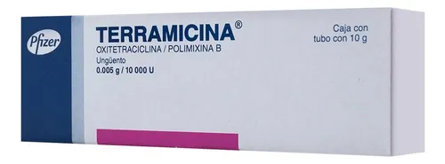 Terramicina Pomada Oftálmica 5 Mg/10000 Ui, 1 Tubo 10 G | MercadoLibre