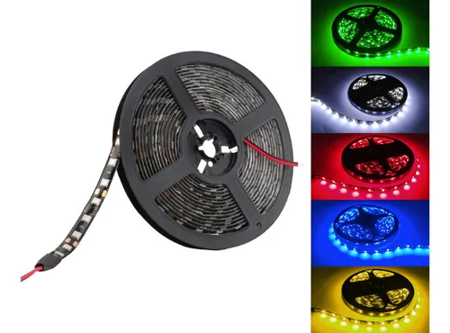 Tira Luz Led Rollo 5 Metros 300 Hiperled 5050 Recortable 12v Color De